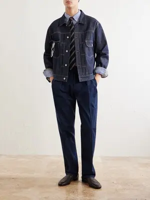 Polo Ralph Lauren Pleated Cotton-blend Trousers
