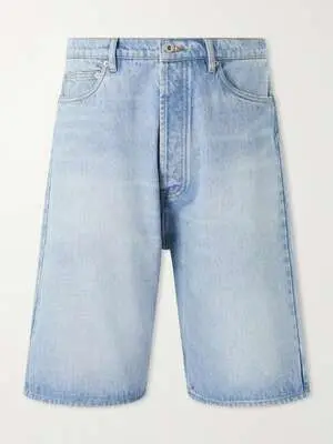 Studio Nicholson Marylebone Straight-leg Denim Shorts - Blue