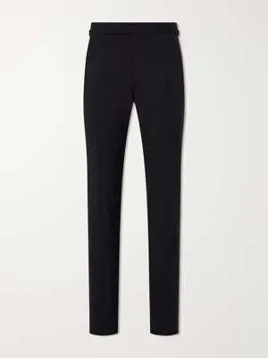 TOM FORD Shelton Straight-leg Stretch-wool Trousers