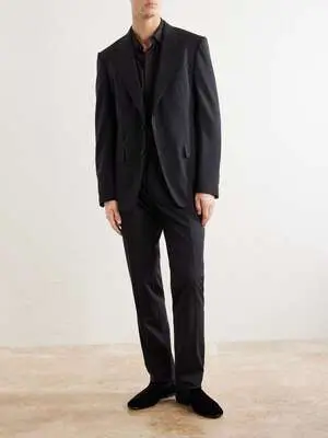 TOM FORD Shelton Straight-leg Stretch-wool Trousers