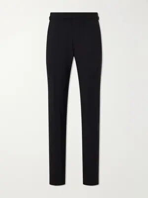 TOM FORD Shelton Straight-leg Stretch-wool Trousers