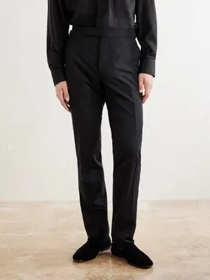 TOM FORD Shelton Straight-leg Stretch-wool Trousers