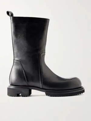 Rick Owens Creeper Gabe Washed Leather Boots