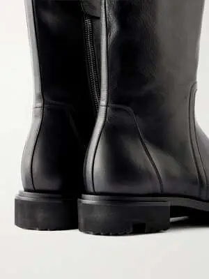 Rick Owens Creeper Gabe Washed Leather Boots