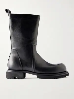Rick Owens Creeper Gabe Washed Leather Boots