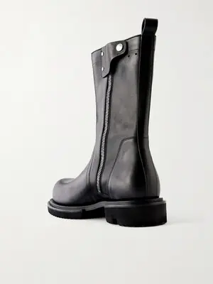 Rick Owens Creeper Gabe Washed Leather Boots