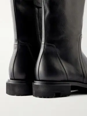 Rick Owens Creeper Gabe Washed Leather Boots