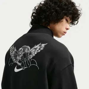 Nike Sb Skate 1/2-zip Fleece Crew-neck Sweatshirt