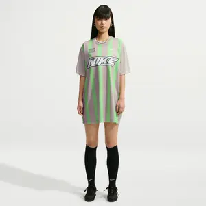 Nike Sportswear Oversized Jersey Mini Dress - Brown