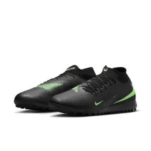 Nike Phantom High Academy Turf Soccer Shoes - Black