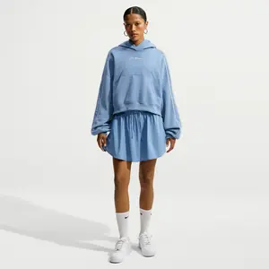 Nike Studio Fleece Medium Weight Cropped Pullover Hoodie