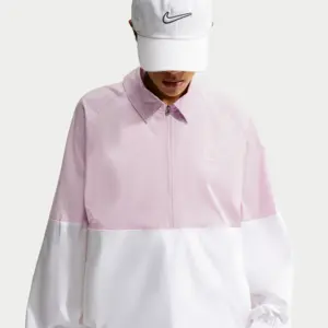 Nike Sportswear Oversized Poplin 1/2-zip Jacket - Purple