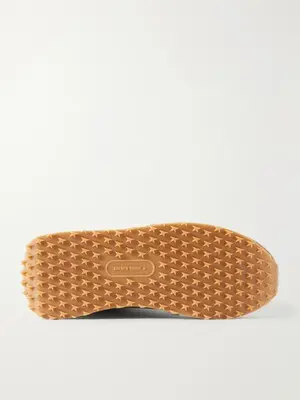 GOLDEN GOOSE Marathon Suede Sneakers With Metallic Trim