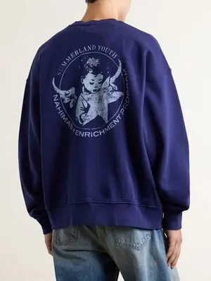 NAHMIAS Youth Enrichment Logo-print Cotton Sweatshirt