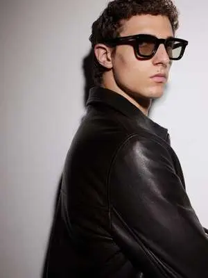 JACQUES MARIE MAGE Leclair Square-frame Acetate Glasses