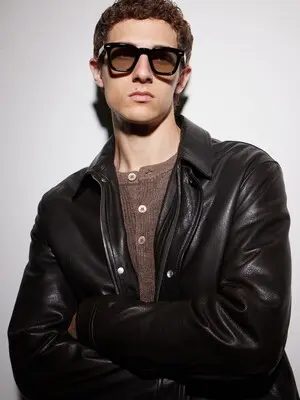 JACQUES MARIE MAGE Leclair Square Frame Acetate Glasses