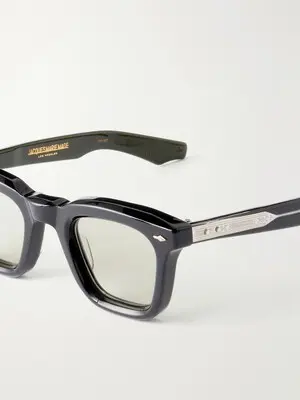 JACQUES MARIE MAGE Leclair Square Frame Acetate Glasses