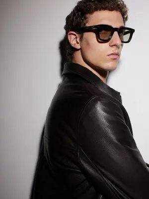 JACQUES MARIE MAGE Leclair Square Frame Acetate Glasses