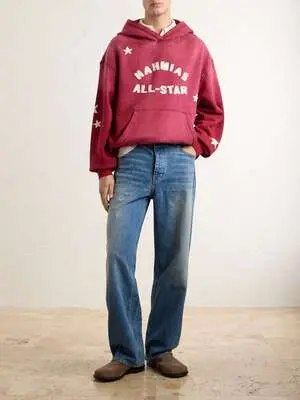 NAHMIAS All Star Printed Cotton-jersey Hoodie