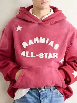 NAHMIAS All Star Printed Cotton-jersey Hoodie