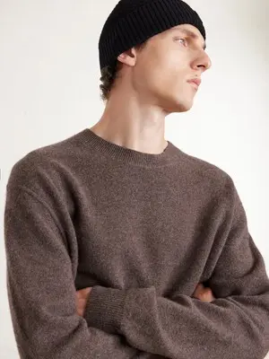 Moncler Logo-appliquéd Wool And Cashmere-blend Beanie