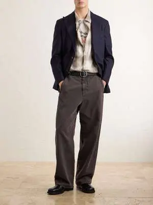 NAHMIAS Checked Cotton-flannel Shirt