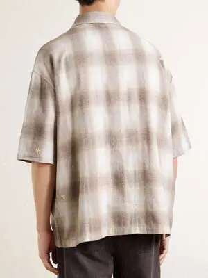 NAHMIAS Checked Cotton-flannel Shirt