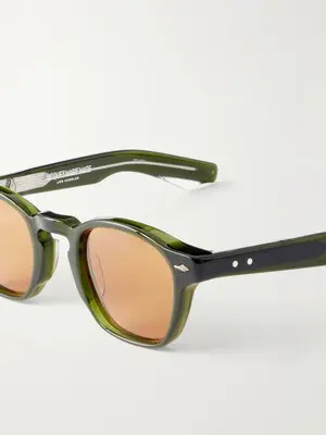 JACQUES MARIE MAGE Zephirin Round-frame Acetate Sunglasses