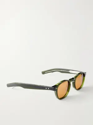JACQUES MARIE MAGE Zephirin Round-frame Acetate Sunglasses