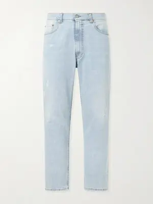 GHIAIA Straight-leg Distressed Jeans