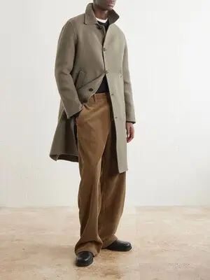 JIL SANDER Virgin Wool Trench Coat