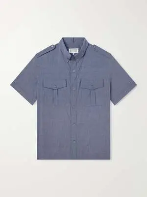 MAISON MARGIELA Cotton Shirt - Blue