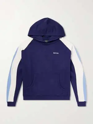 NAHMIAS Ollie Logo-embroidered Cotton-jersey Hoodie - Navy