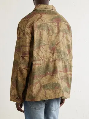 MANAAKI Niha Camouflage-print Denim Jacket