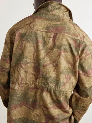 MANAAKI Niha Camouflage-print Denim Jacket