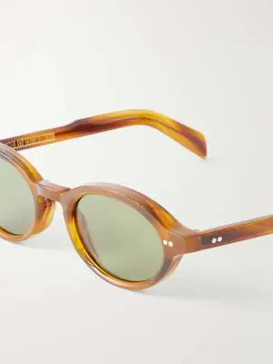 CUTLER AND GROSS Gr13 Oval-frame Acetate Sunglasses