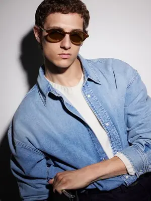 CUTLER AND GROSS Gr13 Oval Acetate Sunglasses