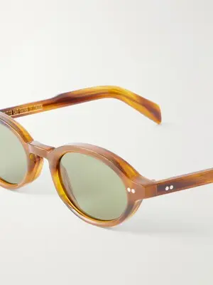 CUTLER AND GROSS Gr13 Oval Acetate Sunglasses