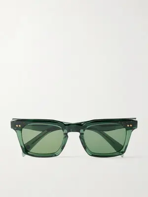 Dita Monolix Square-frame Acetate Sunglasses - Green
