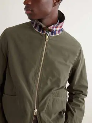 DRAKE'S Cotton-twill Jacket