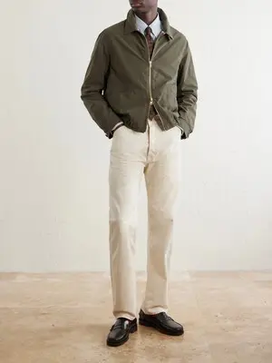 DRAKE'S Cotton-twill Jacket
