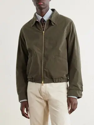 DRAKE'S Cotton-twill Jacket
