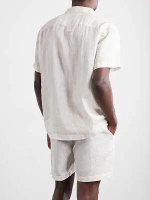 Derek Rose Milan 31 Floral-print Linen Pyjama Set