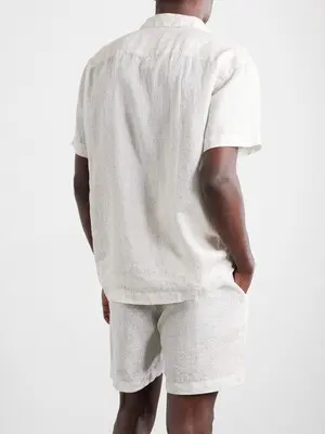 Derek Rose Milan 31 Floral-print Linen Pyjama Set