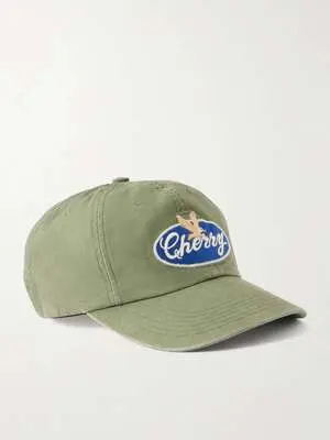 CHERRY LOS ANGELES Golden Eagle Logo-embroidered Cap - Green