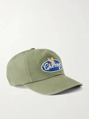 CHERRY LOS ANGELES Cotton-ripstop Cap - Green