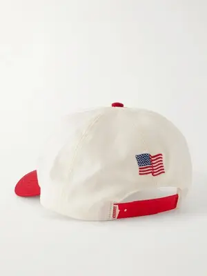 CHERRY LOS ANGELES Embroidered Twill Baseball Cap - White