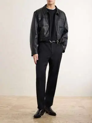 Celine Triomphe-embroidered Cotton-jersey Sweatshirt