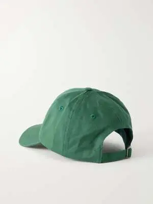 DRAKE'S Embroidered Cotton-twill Cap