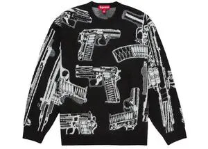 Supreme Guns Sweater - Black